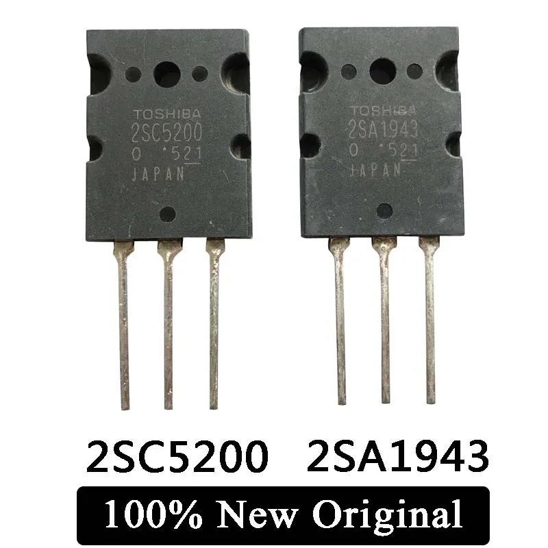 10PCS-2SA1943-TO-3P-2SC5200-TO-3PL-3pair-5PCS-SC5200-SA1943-TTC5200 ...
