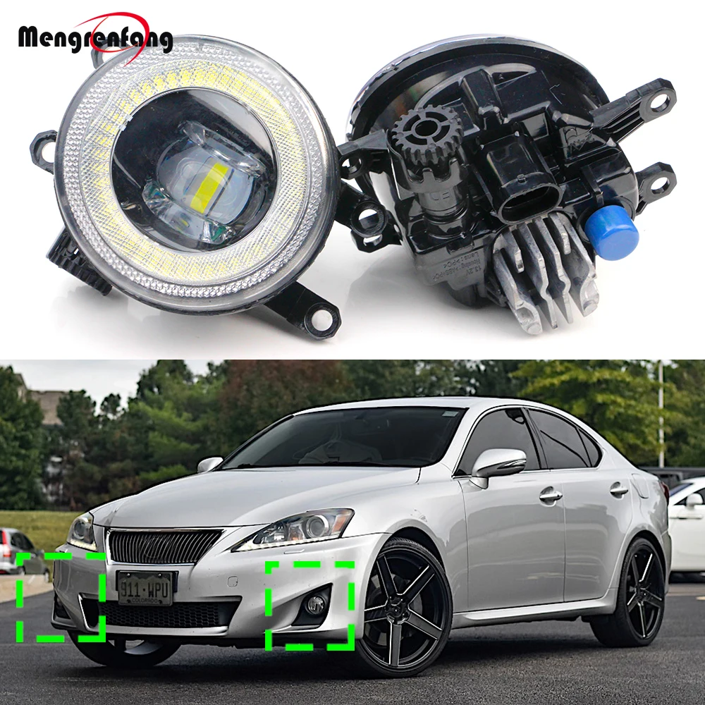 2 Pieces 30W H11 Car LED Fog Light DRL Assembly For Lexus IS IS350 ...