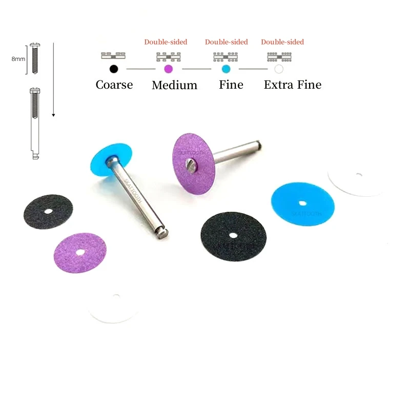 100Pc-Dental-Double-Sided-Stem-Polishing-Discs-Gross-Reduction ...