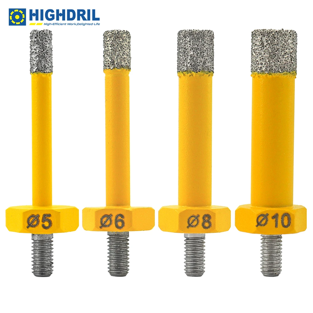 HIGHDRIL-5-6-8-10mm-M5-Diamond-Vacuum-Brazed-Drilling-Bit-Core-bits ...