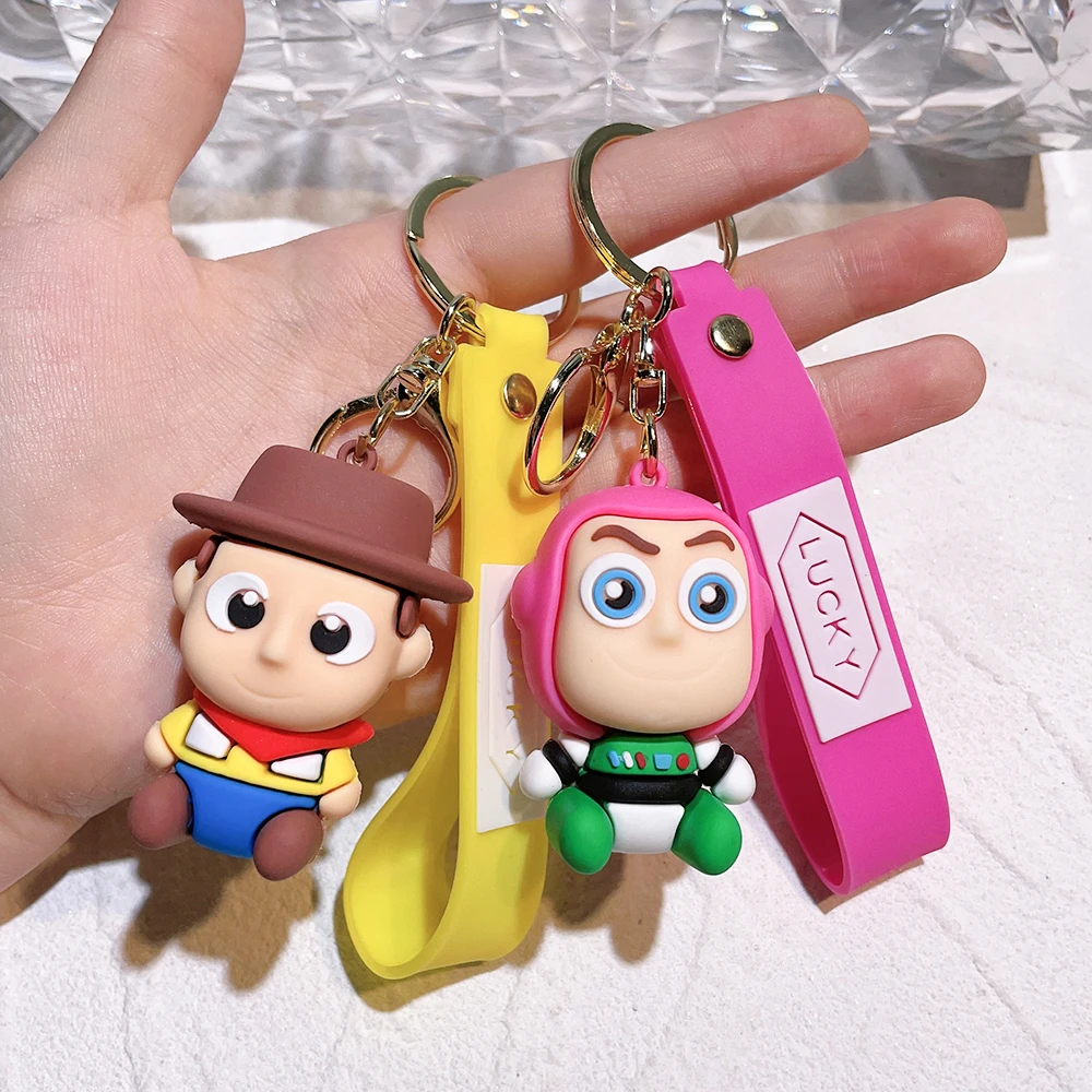 Disney-Toy-Story-Keychains-Anime-Buzz-Lightyear-Woody-Lotso-Keyring ...