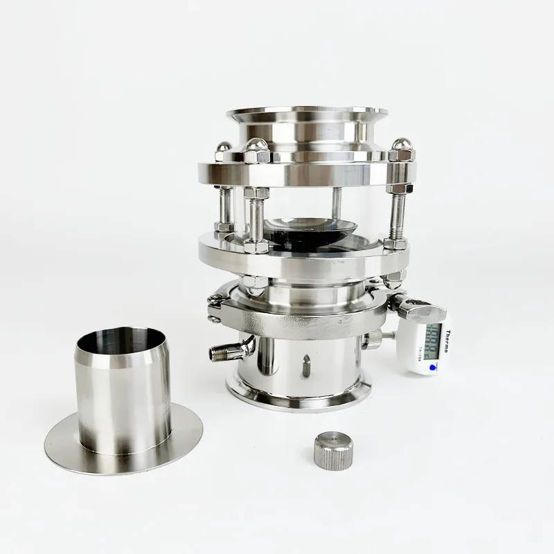 2-5-63mm-OD77-5mm-Sight-Glass-Rectification-Module-Set-With-Thermowell ...