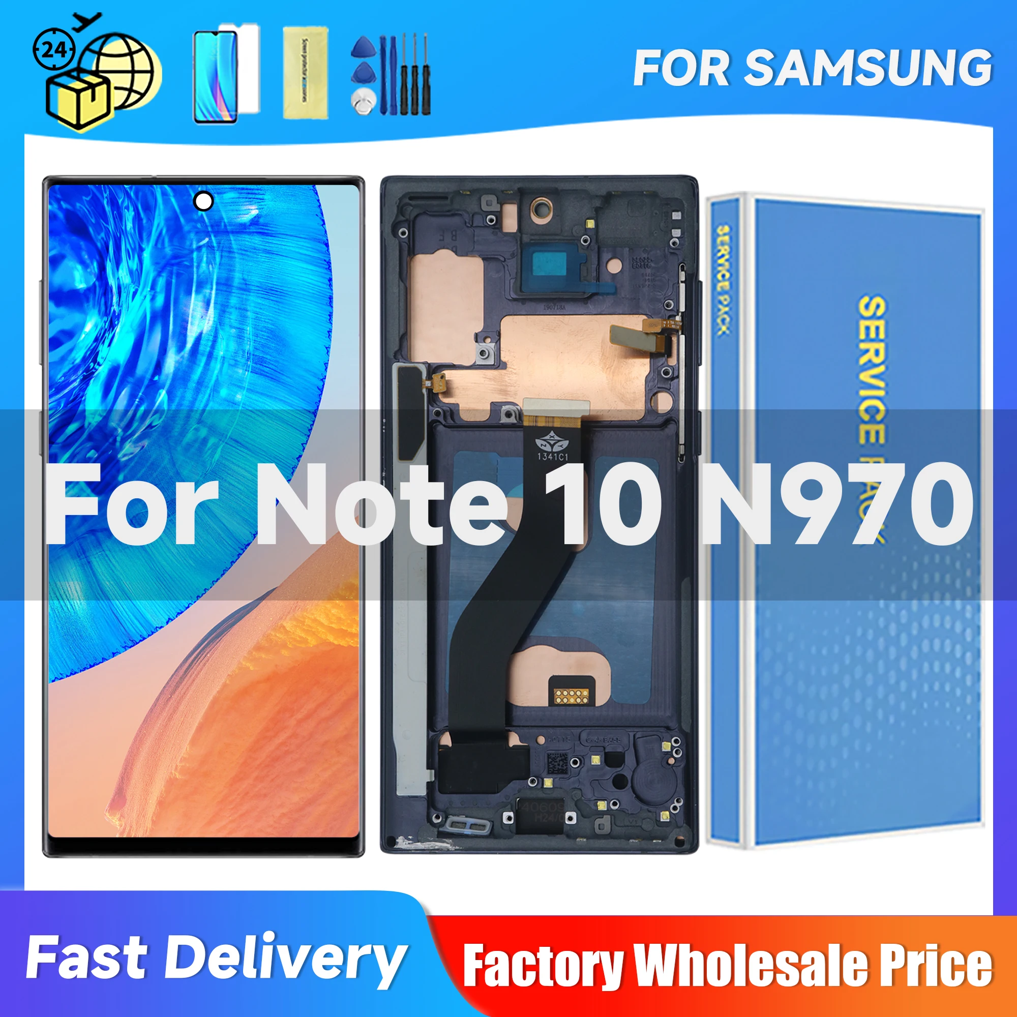 Note10-New-TFT-For-Samsung-Galaxy-Note-10-N970-N970F-Display-Touch-Screen-Digitizer-Replace ...
