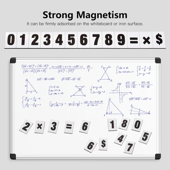 120 Pieces Magnetic Numbers Mathematical Operation Magnets Calendar ...