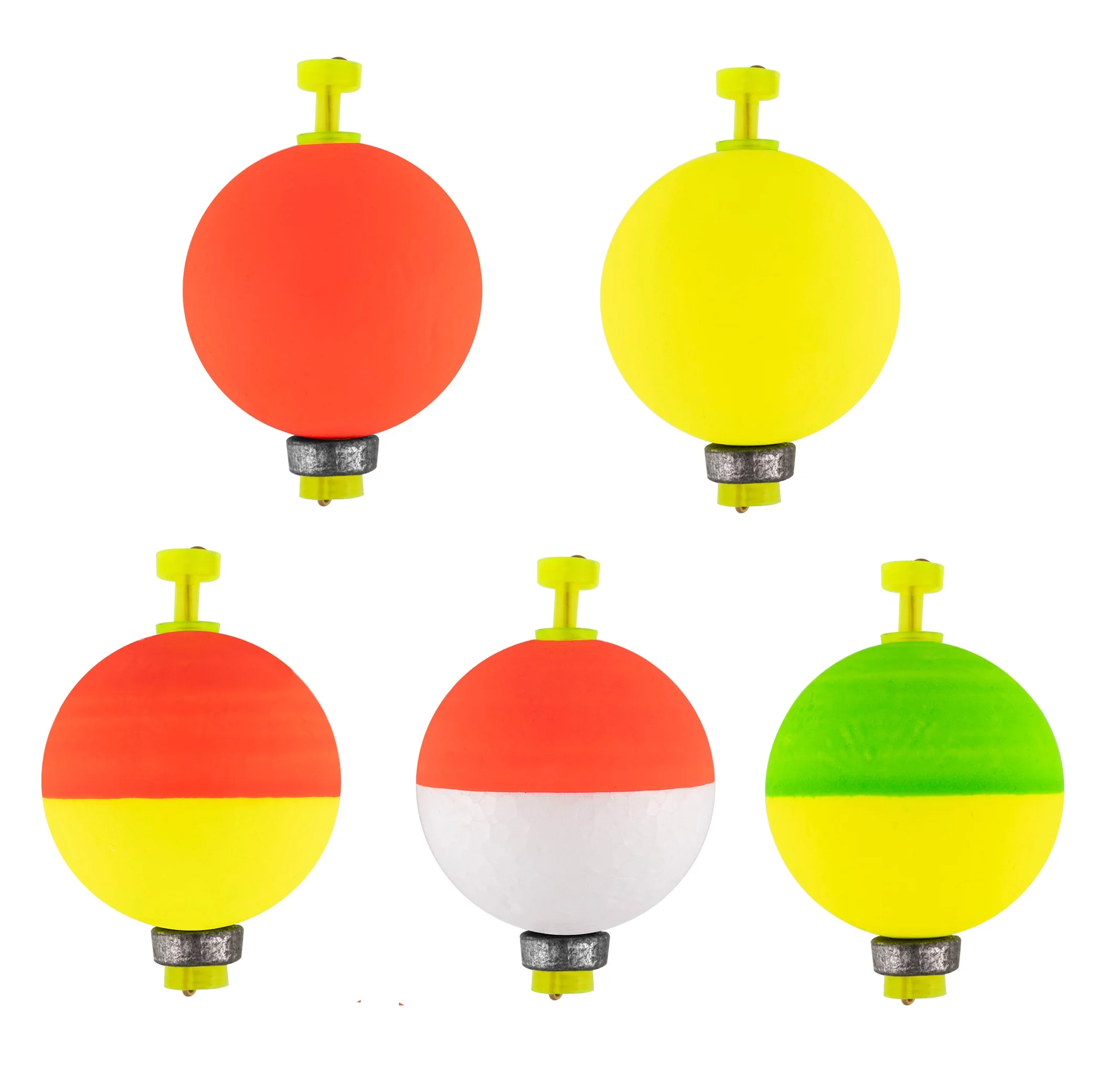 5pcs-Fishing-Foam-Float-Weighted-Round-Shape-Buoy-Bobber-EVA-Foam ...