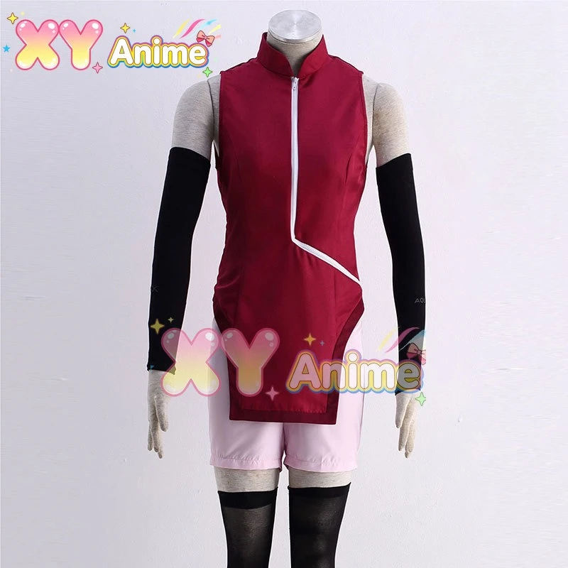 XY Anime Boruto Sarada Uchiha First Version Cosplay Costume for Women ...