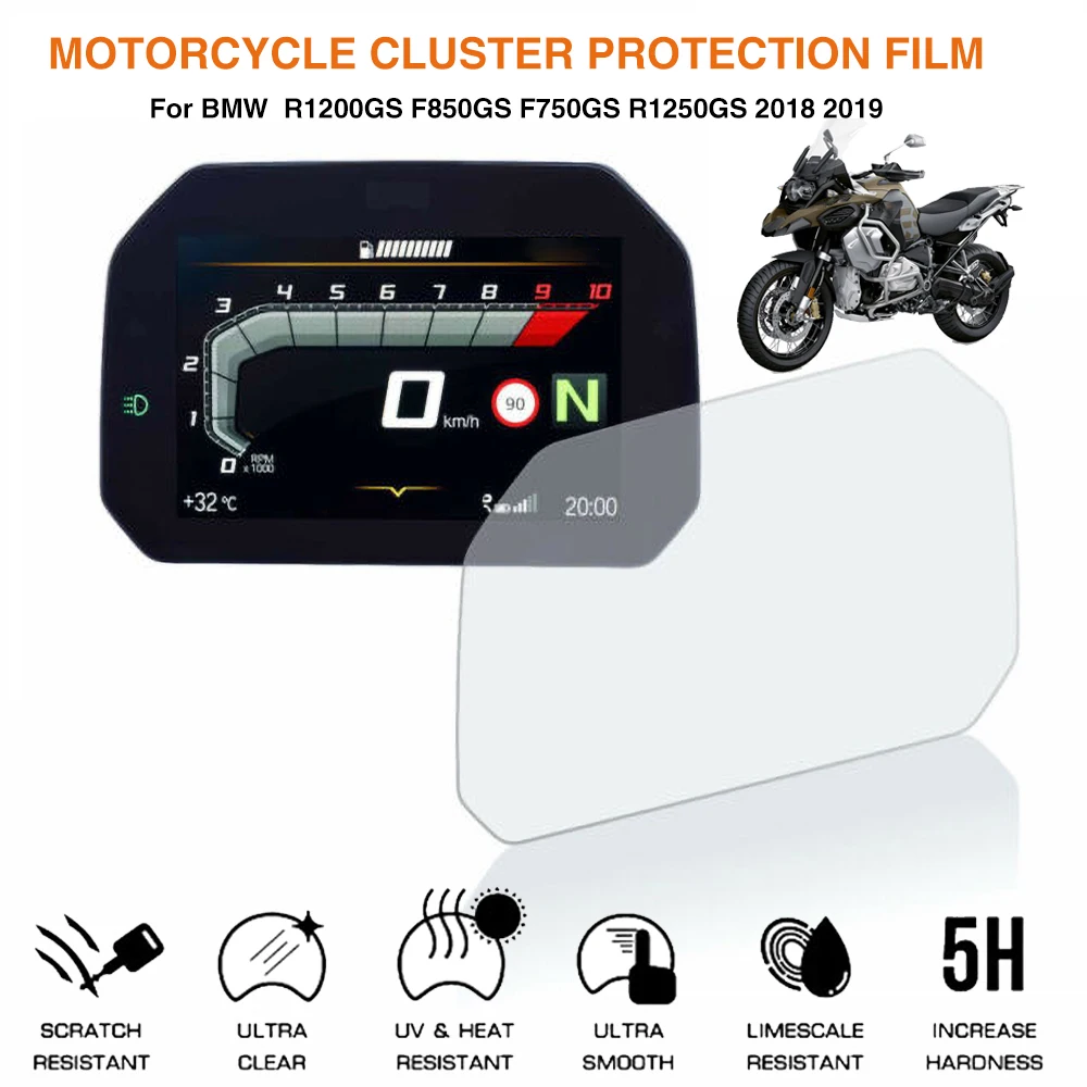Motorcycle Cluster Scratch Protection Film Screen Protector For BMW ...