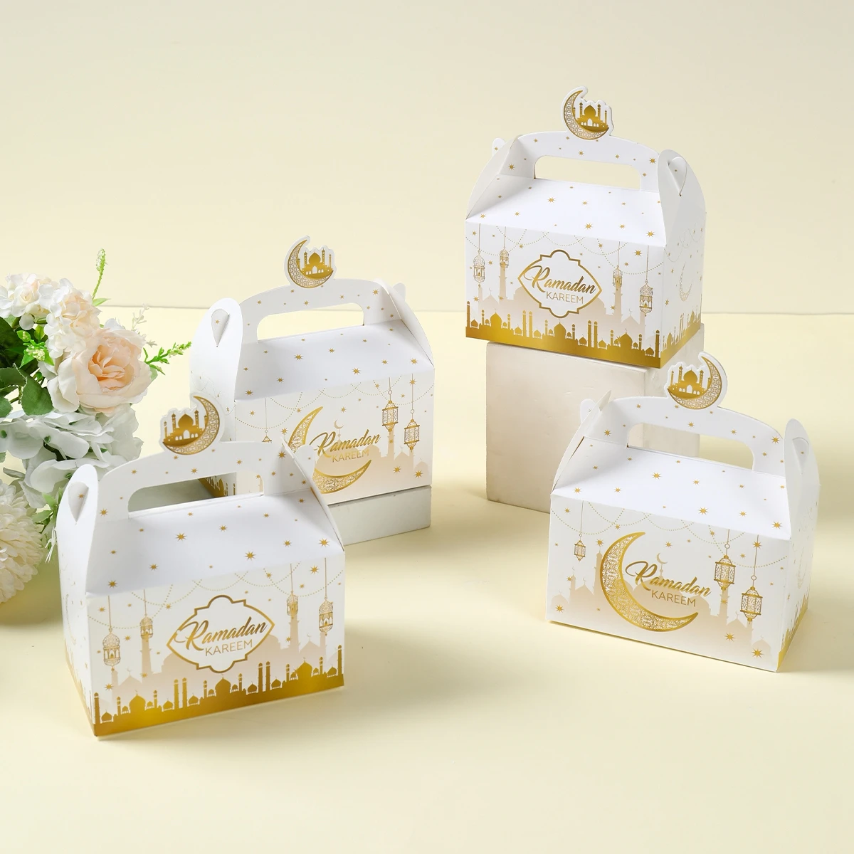 Ramadan Kareem Candy Boxes Eid Mubarak Gift Boxes Packaging Cookie Bags ...