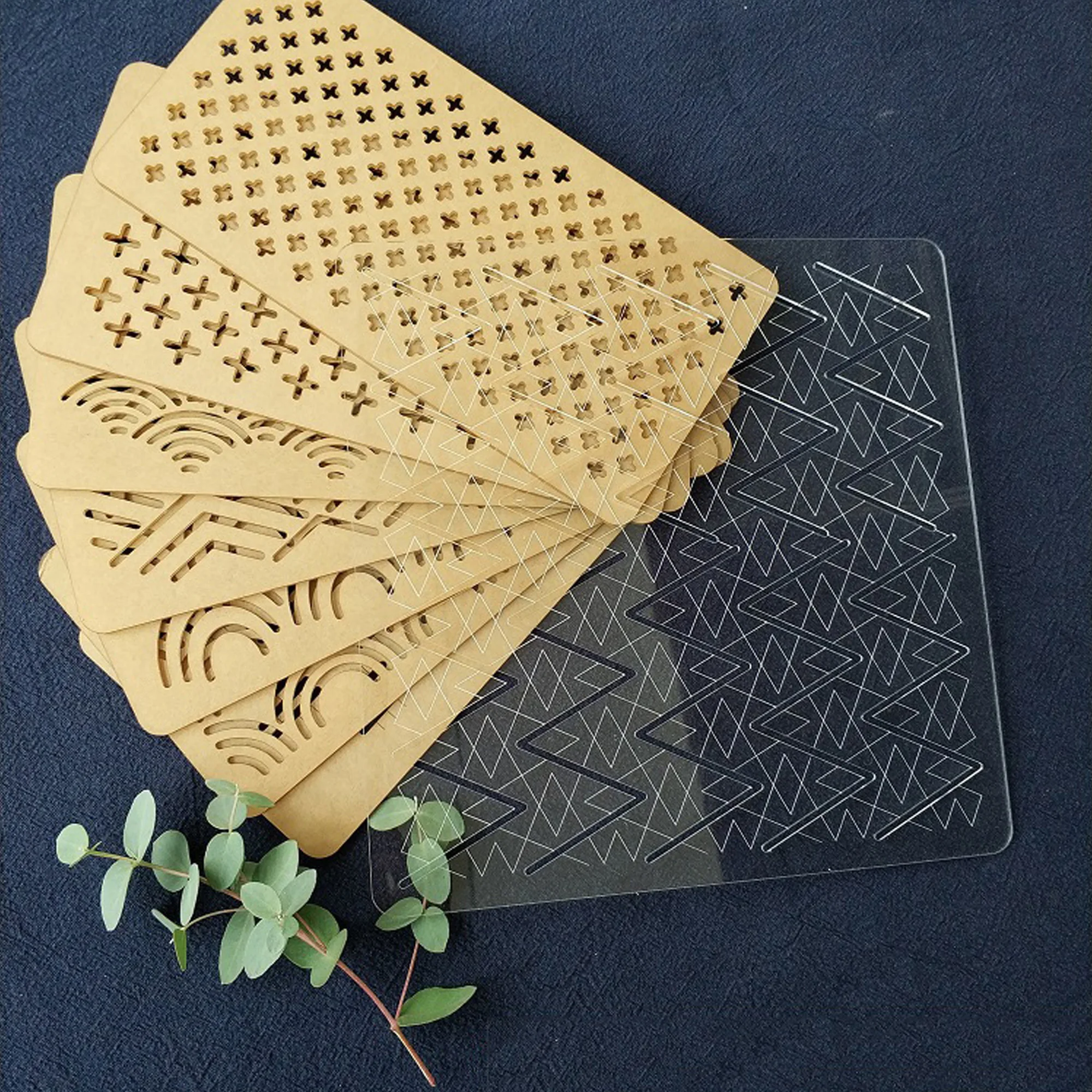 Acrylic Sashiko Stencil, Sashiko Embroidery Pattern, Quilt Stitch Mold ...
