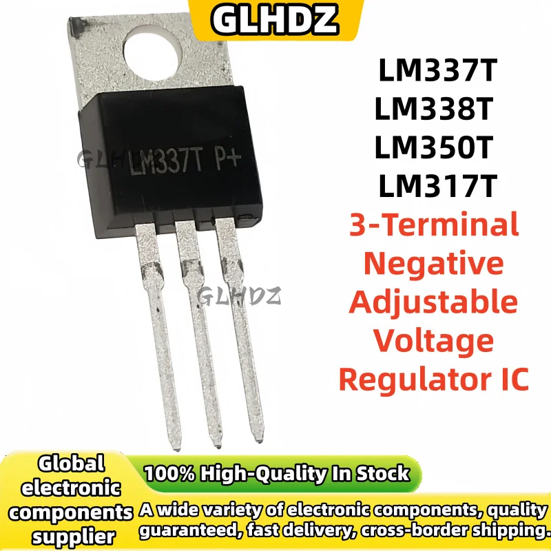 10-30-50-100Uds LM317T TO-220 LM317 LM350 LM337 LM338 LM337T LM338T ...