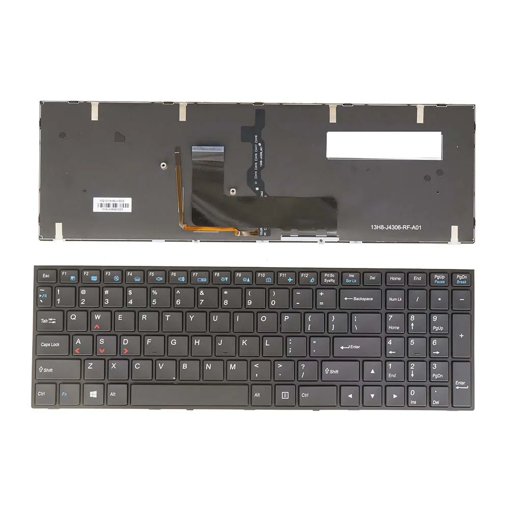 Laptop-Keyboard-For-Clevo-N150RD-N150RD1-N150RF1-N150RF1-G-N150SC ...