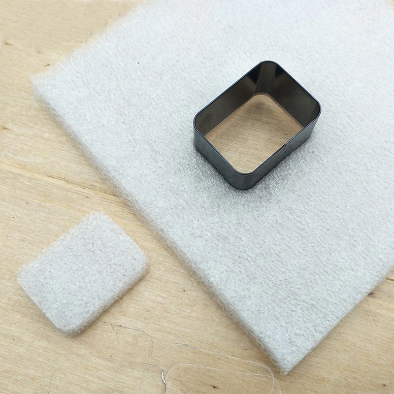 Rectangular With Round Edge Shaped Metal Hole Punch Cutter Diy Leather ...