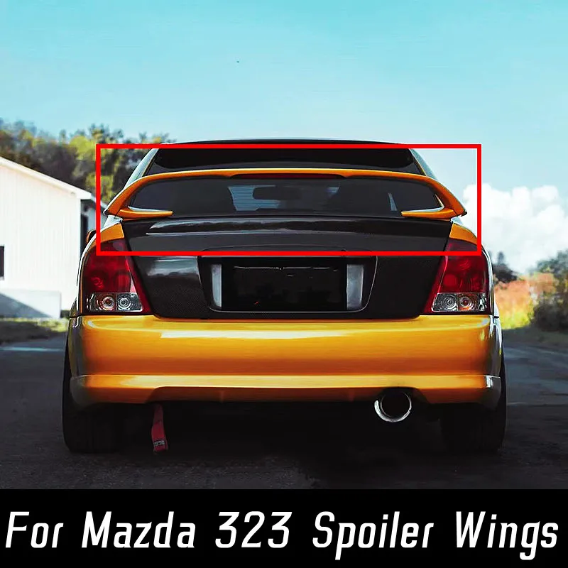 Quality-FRP-Material-Rear-Trunk-Lid-Boot-Spoiler-Wings-For-Mazda-323-GT ...