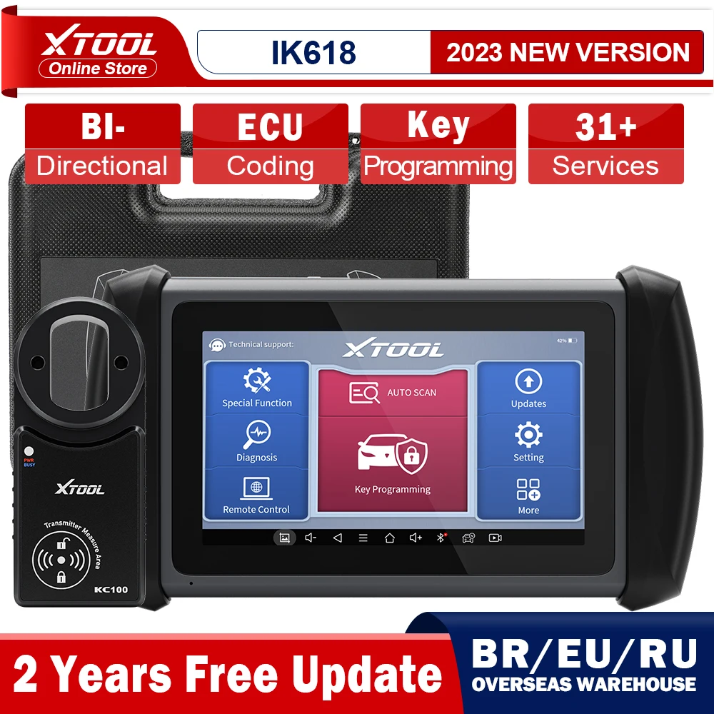 XTOOL-InPlus-IK618-Automotive-IMMO-Key-Programming-Tool-X100PAD3-Car ...