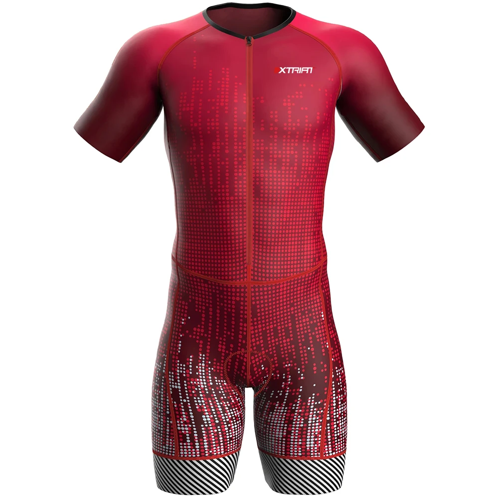 XTRIAT-Triathlon Jumpsuit for Men, Cycling Jersey Set, Skinsuit, Racing ...