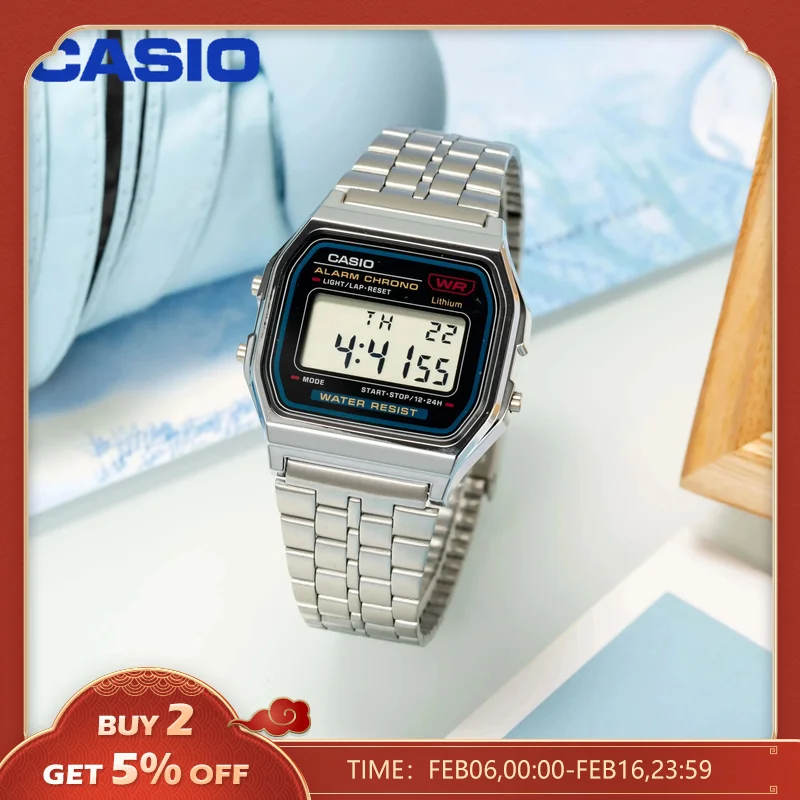 Casio-Retro-Digital-Men-s-Watch-Business-Small-Silver-Gold-Watch-Series ...