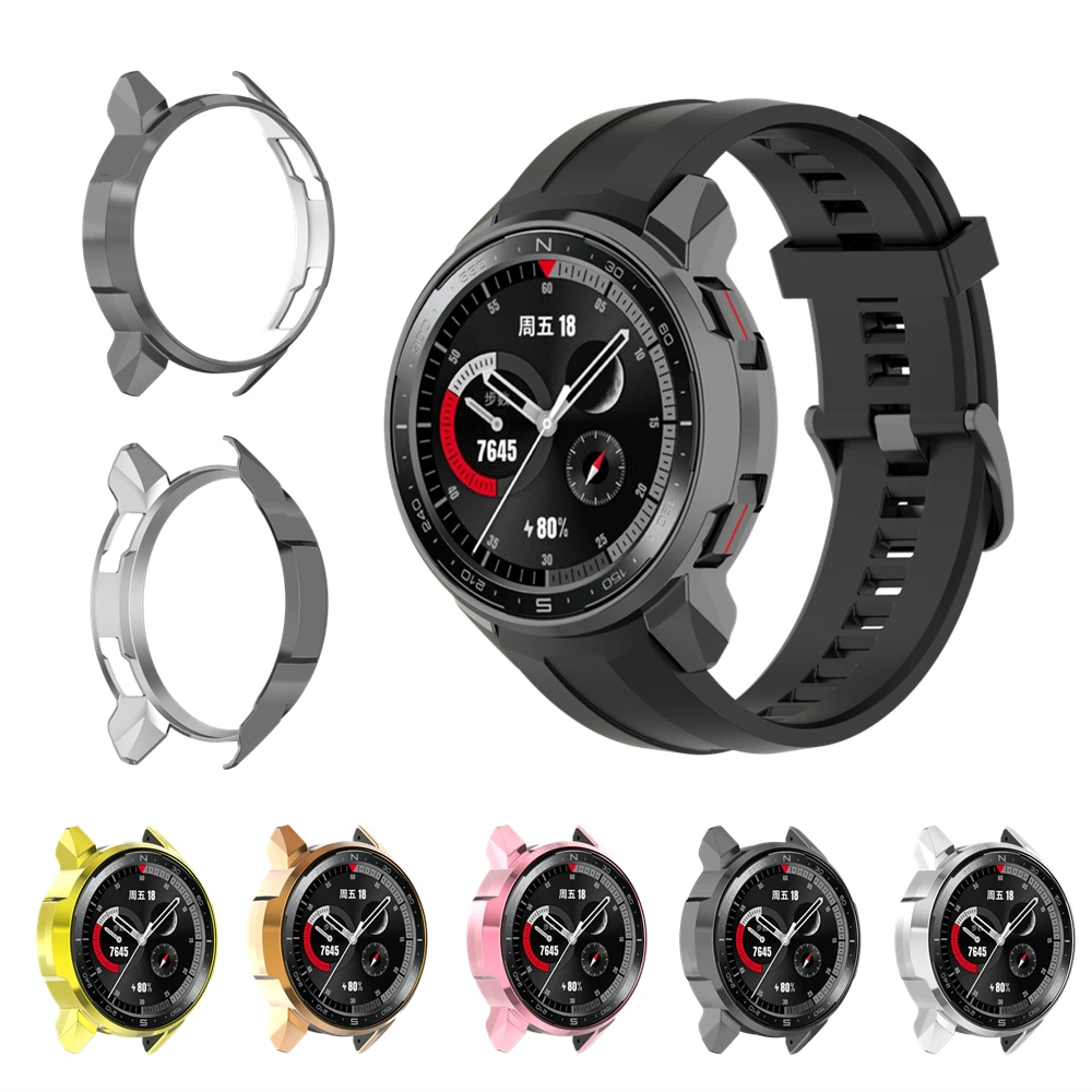 For Huawei Honor Watch Gs Pro Case Cover Plating Soft Tpu Protector ...