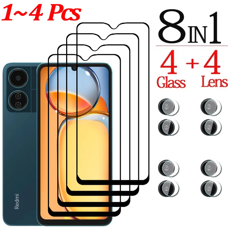 Tempered-Glass-For-Redmi-13C-Screen-Protector-Camera-Lens-Film-Xiaomi ...