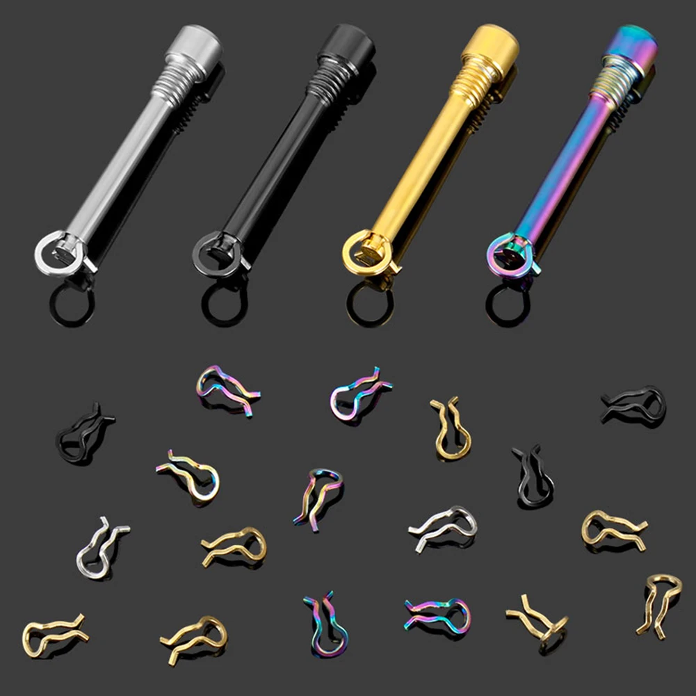 Bicycle Hydraulic Disc Brake Pad Bolts Titanium Alloy Fixing Pin ...
