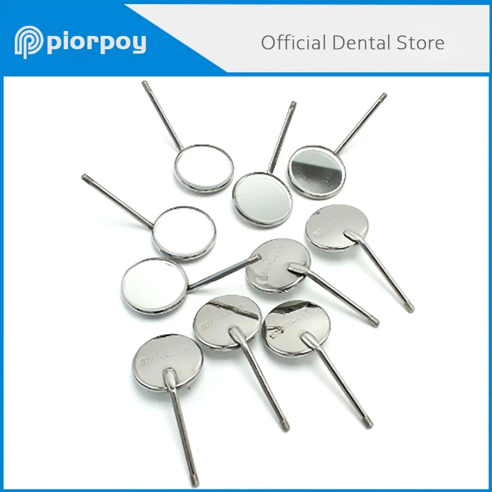 PIORPOY-1Pcs-Dental-Mirrors-Reflector-Stainless-Steel-Mouth-Mirror ...