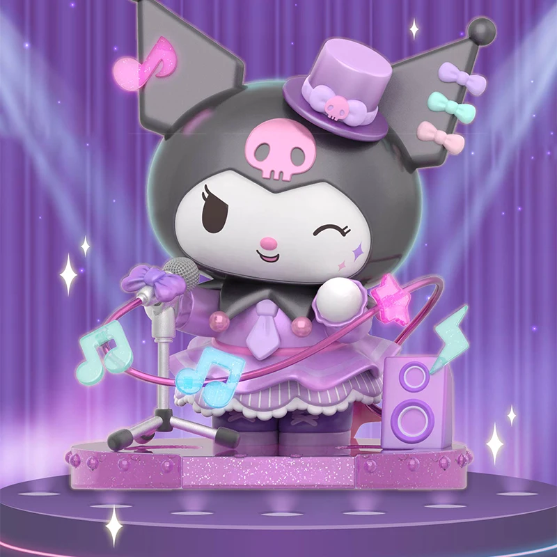 Brinquedo Sanrio Hand Held Kawaii Kuromi Starlight Estágio Pendurado ...