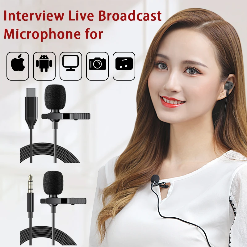 Interview-Live-Broadcast-Microphone-For-iPhone-Samsung-Xiaomi-Huawei ...