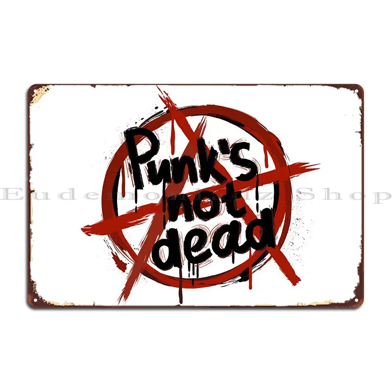 Punk-Not-Frequency-Metal-Sign-Plaques-Create-Mural-Poster-Garage-Iron ...