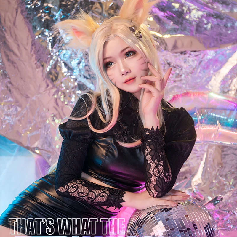 Ligue Des Légendes Popstar Ahri Cosplay