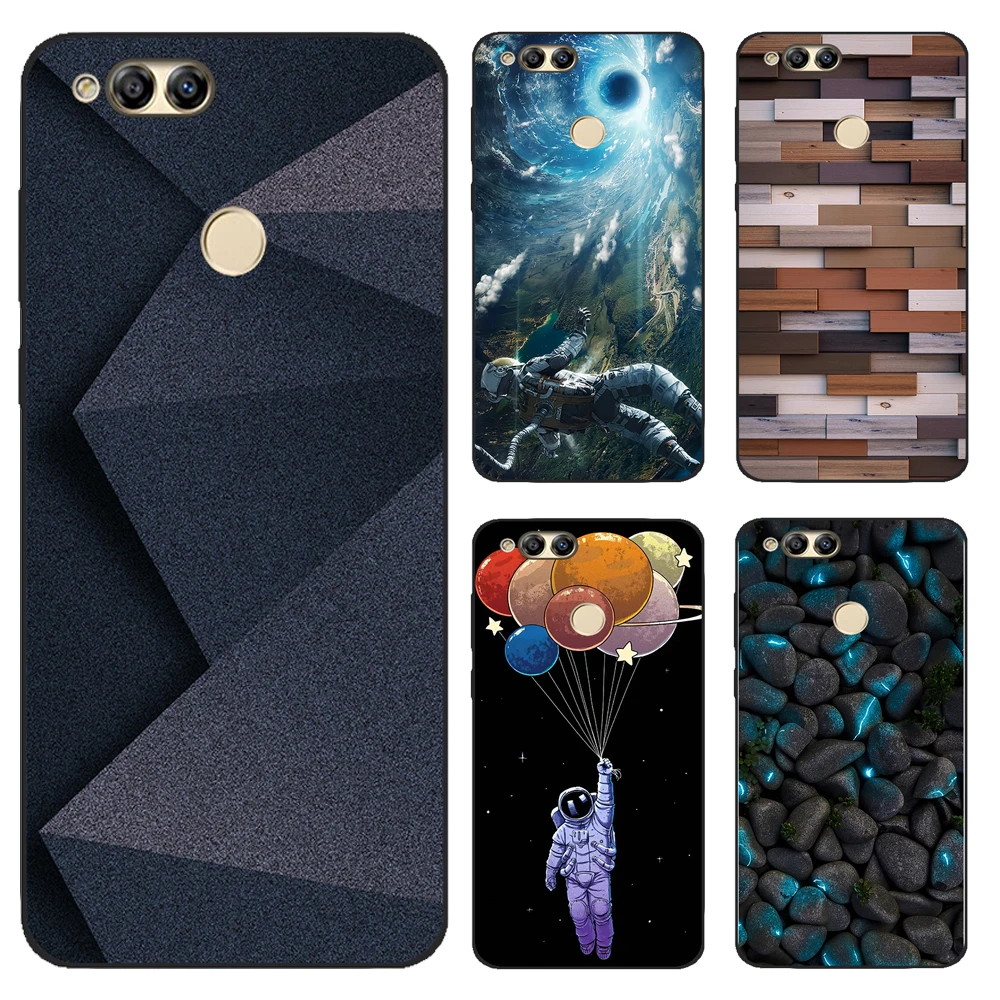 For Huawei Honor 7X Case Silicone Soft Tpu Back Case For Huawei Honor ...