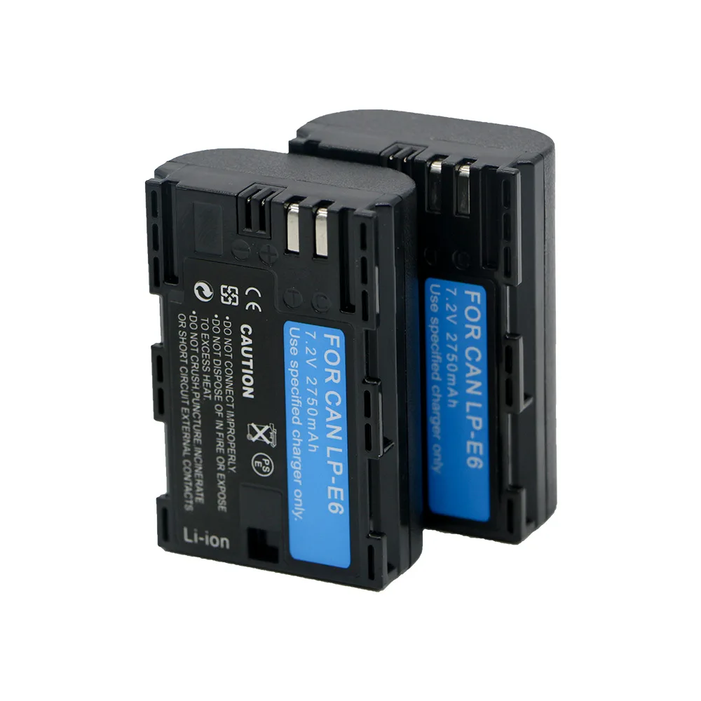 Lp E6 E6nh Camera Battery For Canon Digital 6d 60d 80d 7d 5d3 70d 5d2