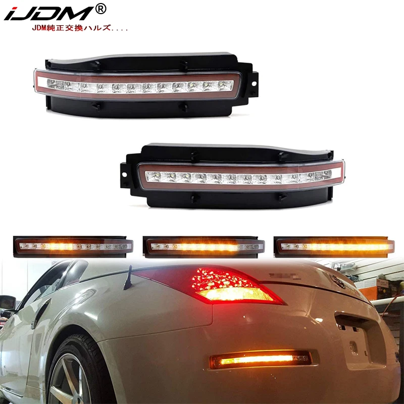 Car-Style-Full-LED-Turn-Signal-Light-Tail-Light-Brake-Lamps-For-Nissan ...