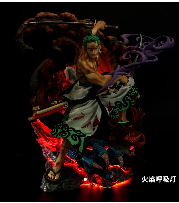 One Piece Figure Oversized Roronoa Zoro Model 38cm PVC | One piece ...