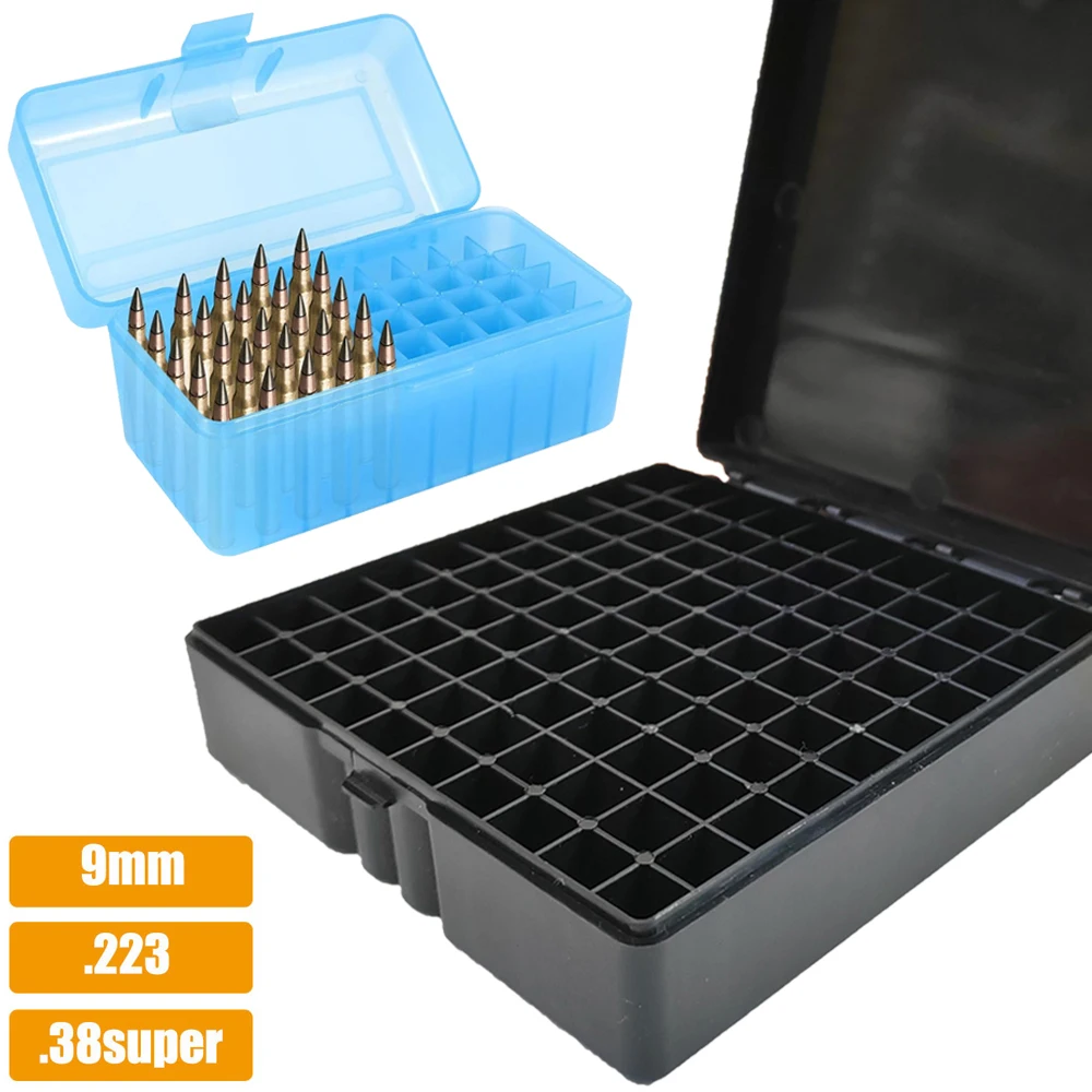 9mm-Tactical-Ammo-Box-50-100-Rounds-Shotgun-Bullet-Shell-Holder-Box-Portable-Rifle-Cartridge ...