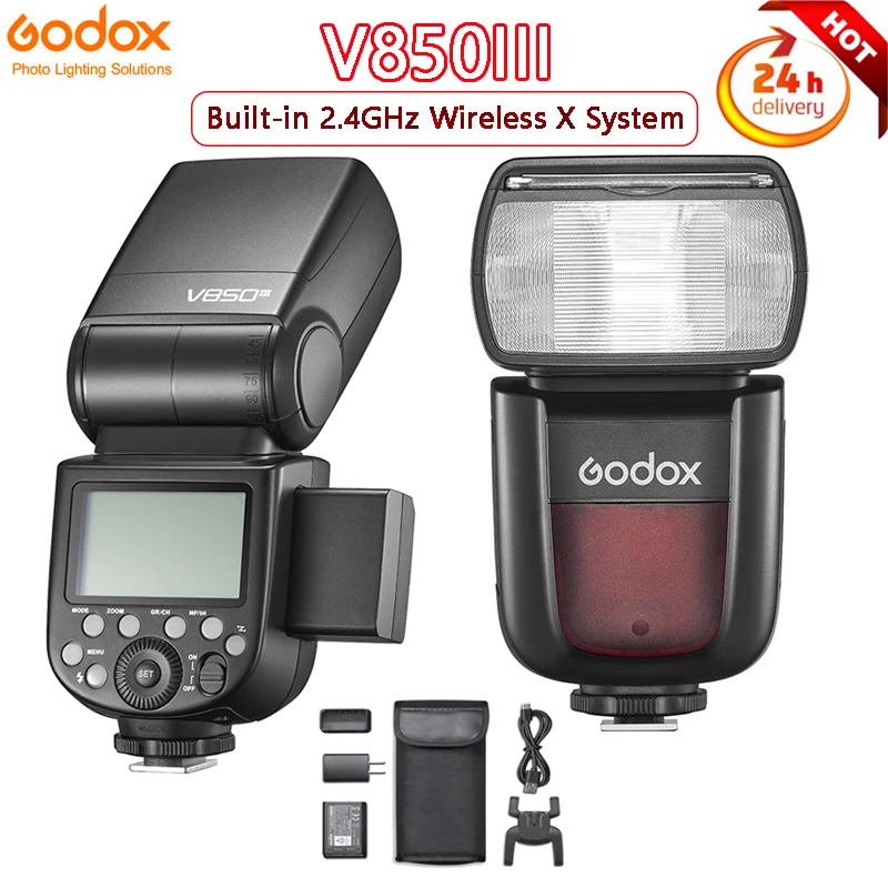 Godox-V850III-Speedlite-Flash-Wireless-X-System-Li-ion-bateria-para ...
