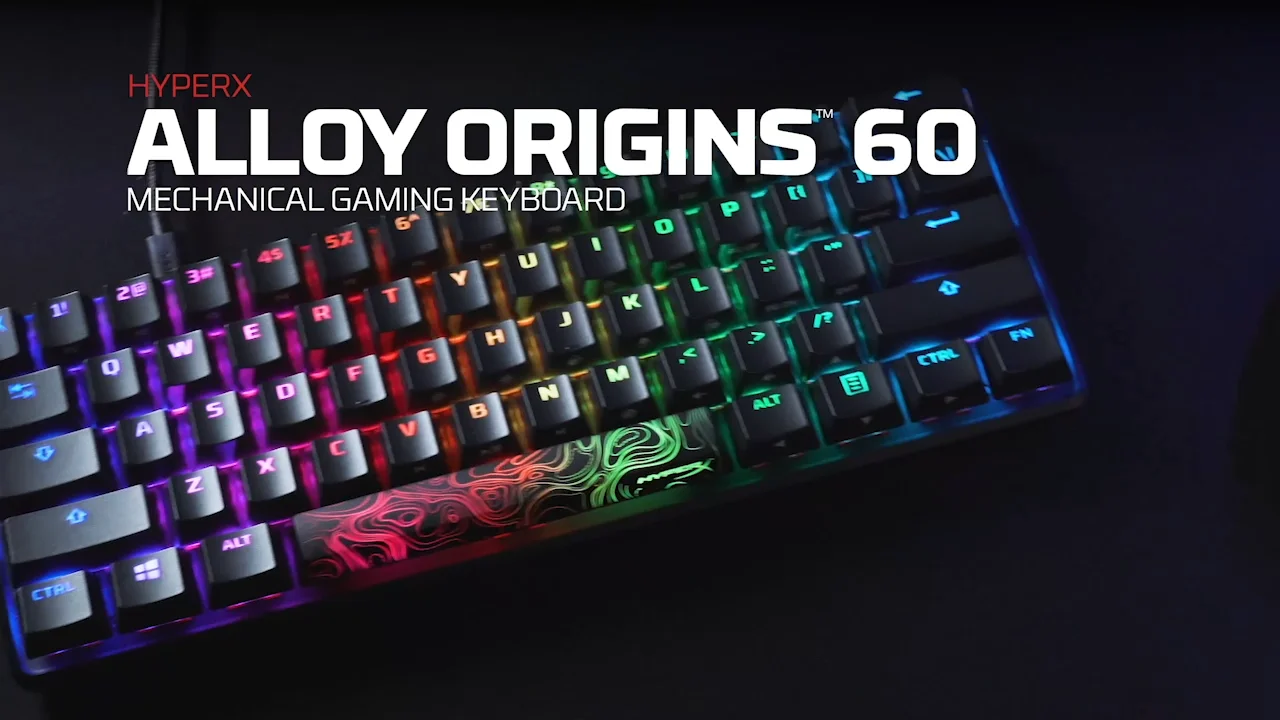 HyperX Alloy Origins 60 - Mechanical Gaming Keyboard - Ultra Compact 60 ...