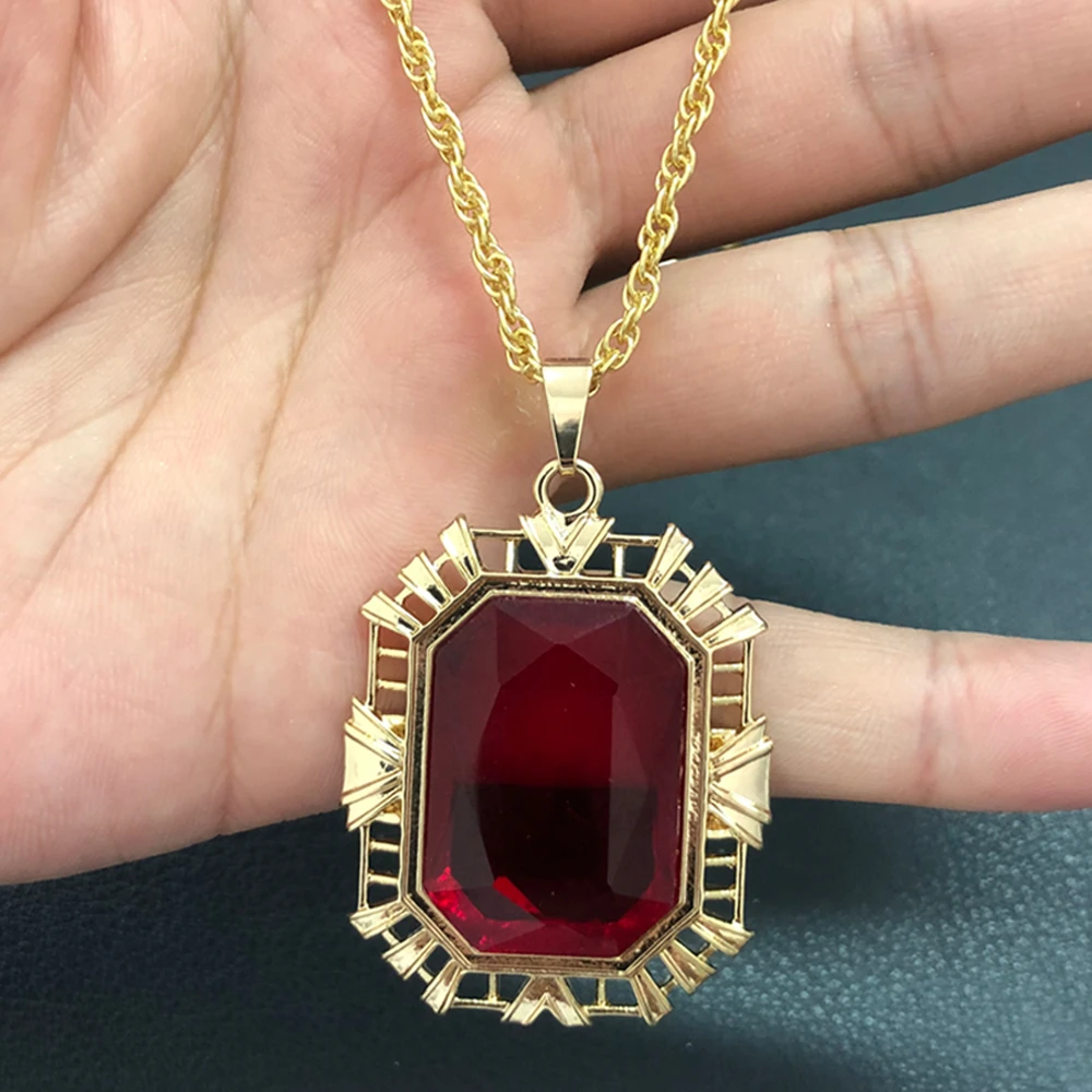 The Sandman Ruby Neckalce Cosplay King of Dreams Morpheus Red Stone ...