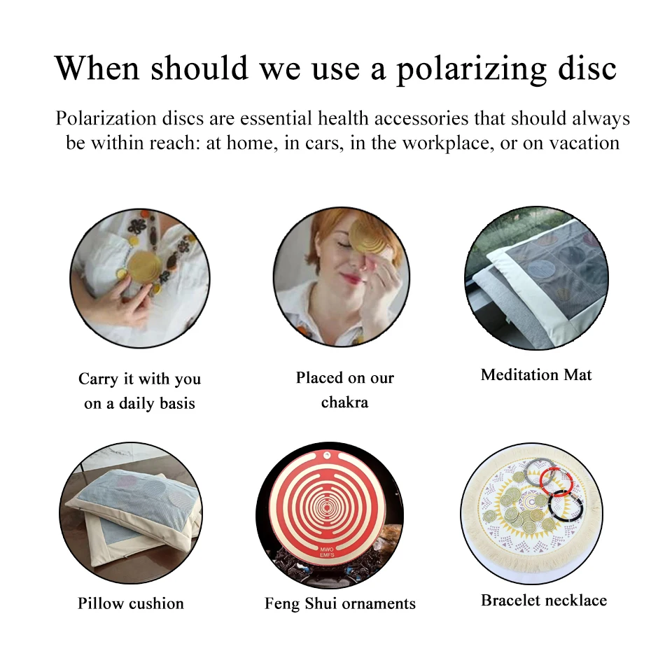 8cm Tesla Polarizing Feng Shui Five Elements Energy Disk - I'M ALL VIBE