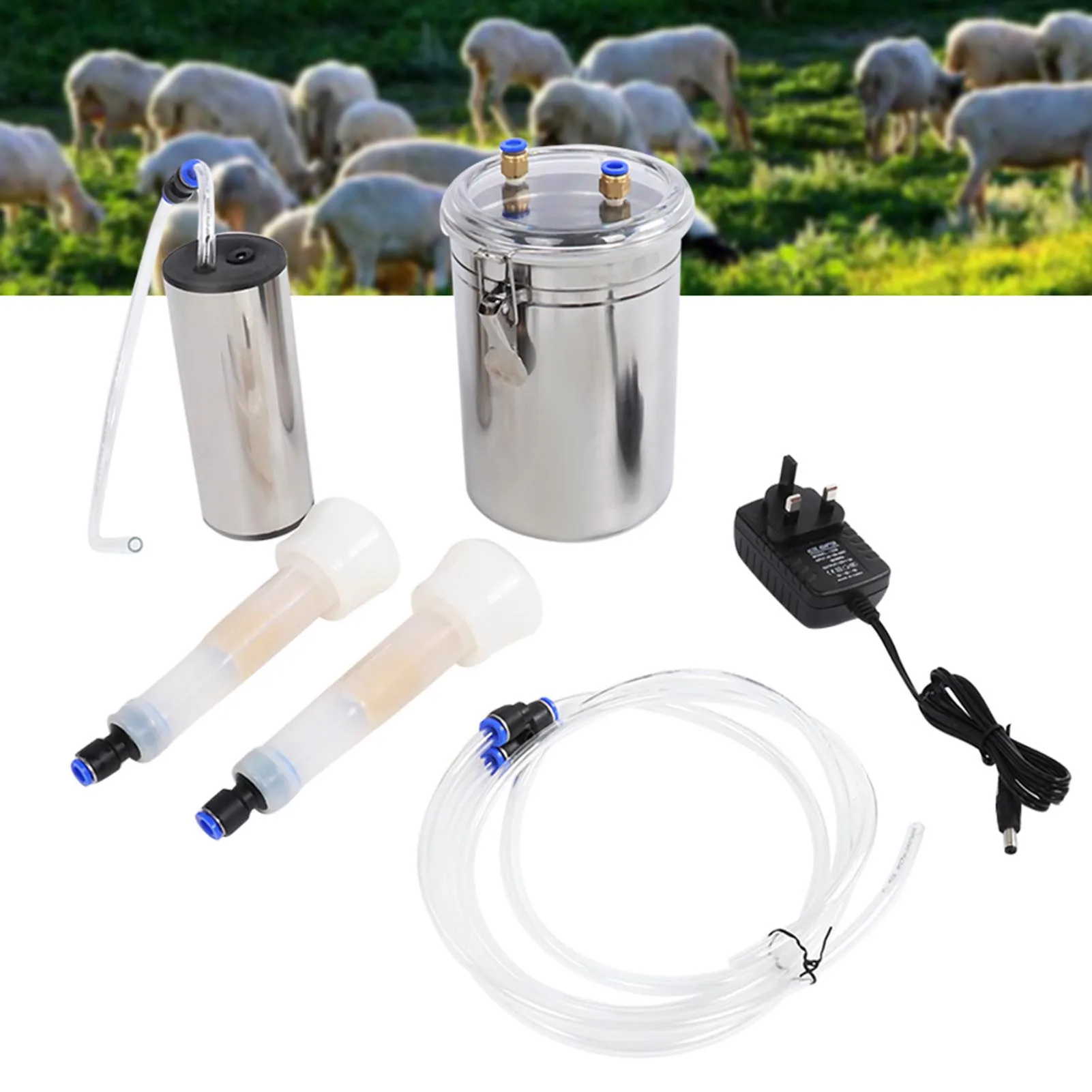 2L-Goat-Sheep-Cow-Milking-Kit-Portable-Electric-Milking-Machine-UK-Plug ...