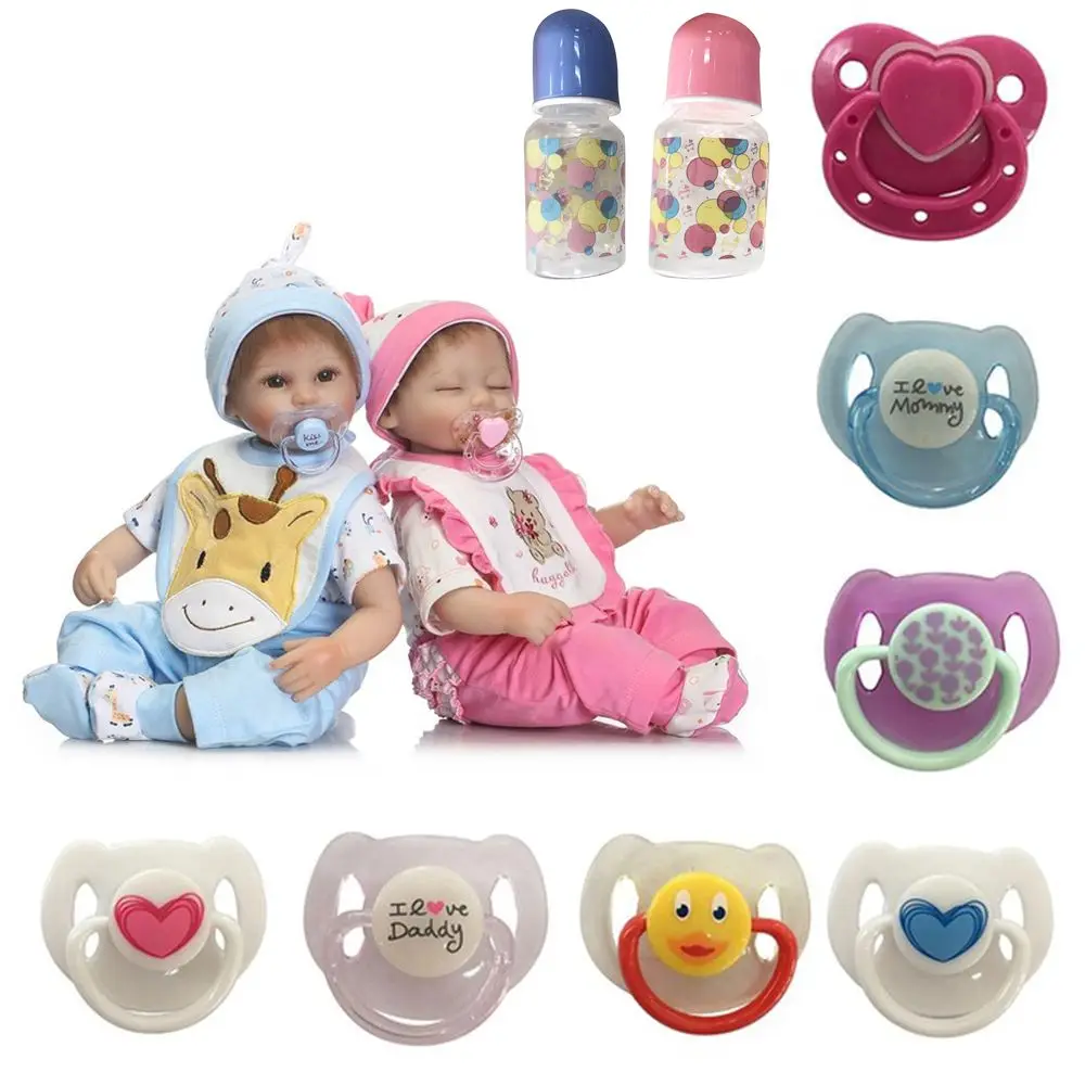 Dummy Pacifier +Magnet Nipples Magnetic Pacifiers for Reborn Baby Dolls ...