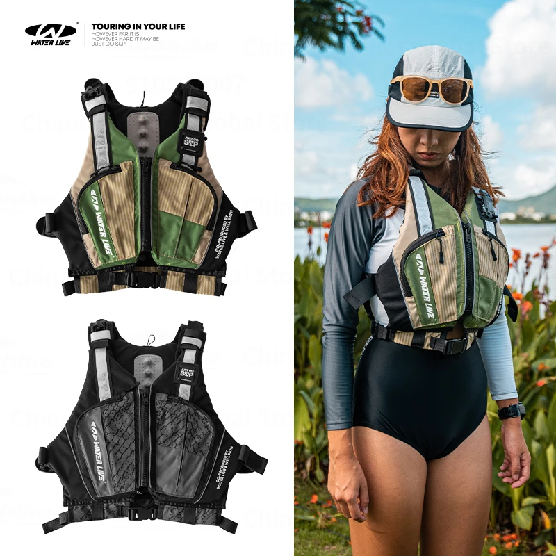 WATER-LIVE-Life-Jacket-Buoyancy-Vest-Safety-for-Water-Sports-Fishing ...