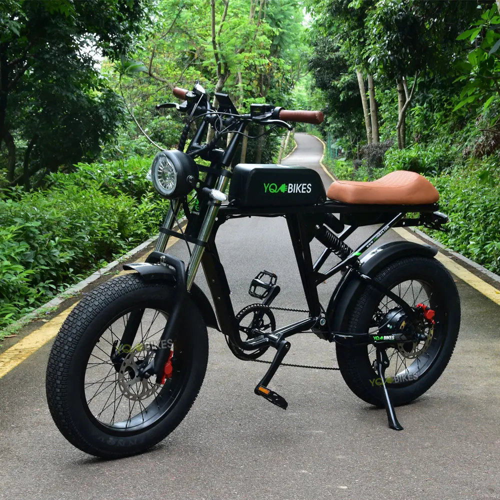 YQEBIKES-Black-Super-Long-Range-Full-Suspension-Electric-Bike-73-RX-48V ...
