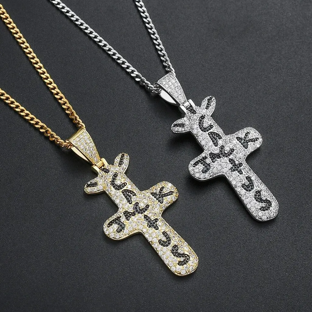 Trendy-Hip-Hop-Travis-Scott-Cross-Pendant-Cactus-Jack-Necklace-Fashion ...