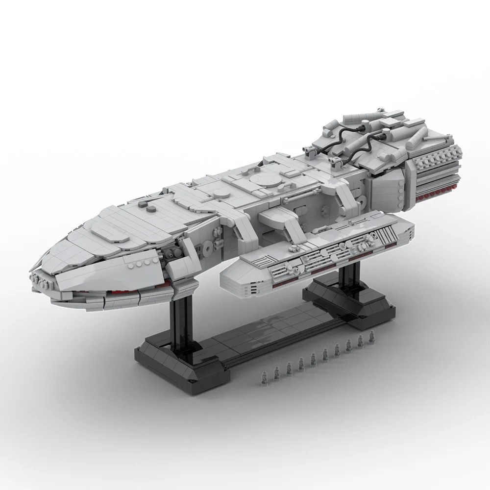 MOC Film Raum Wars Galactica Raumschiff Bausteine Set Warship Arme ...