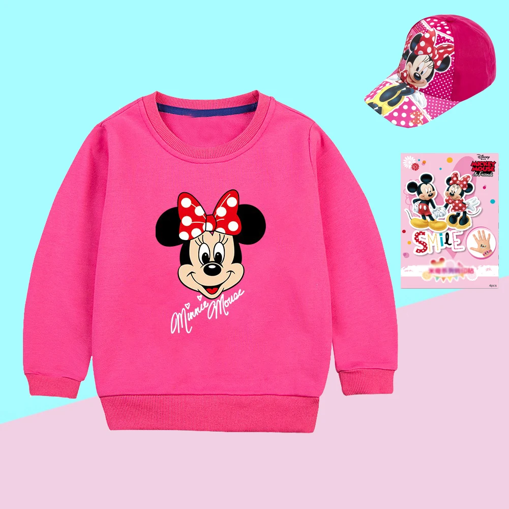 New-Spring-and-Autumn-Children-s-Clothing-Pink-Minnie-Cartoon-kids ...