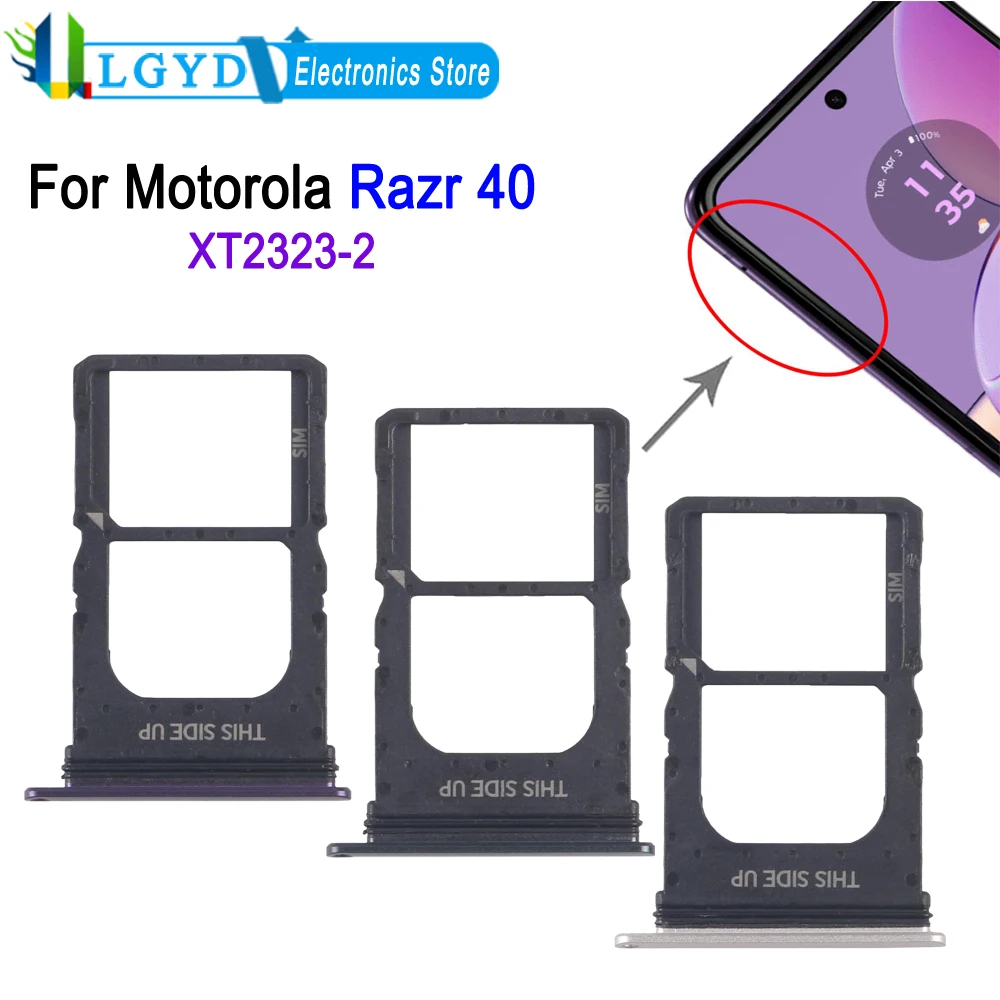 SIM Card Tray For Motorola Razr 40 5G, XT2323-2 Phone SIM Card Tray ...