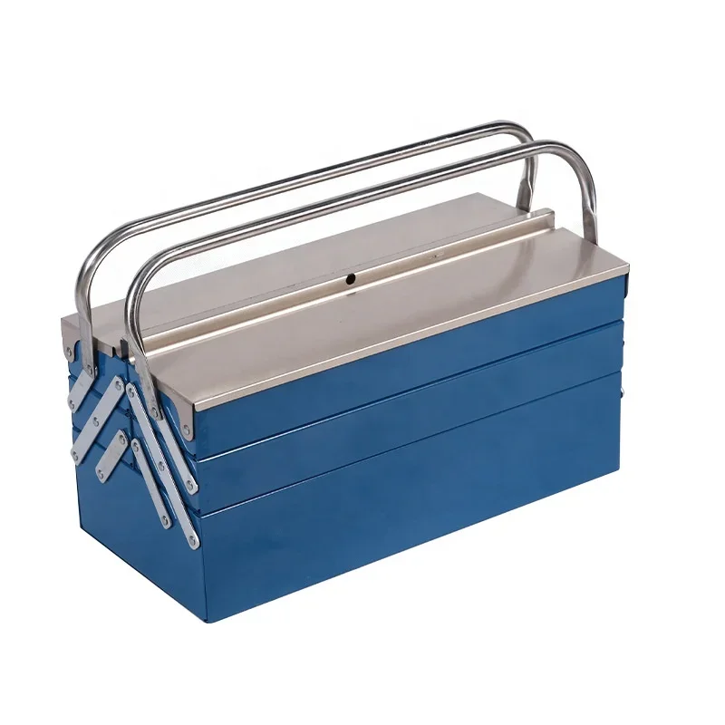 Three-Layer-Folding-Toolbox-Hand-held-Metal-Rust-Proof-Industrial ...