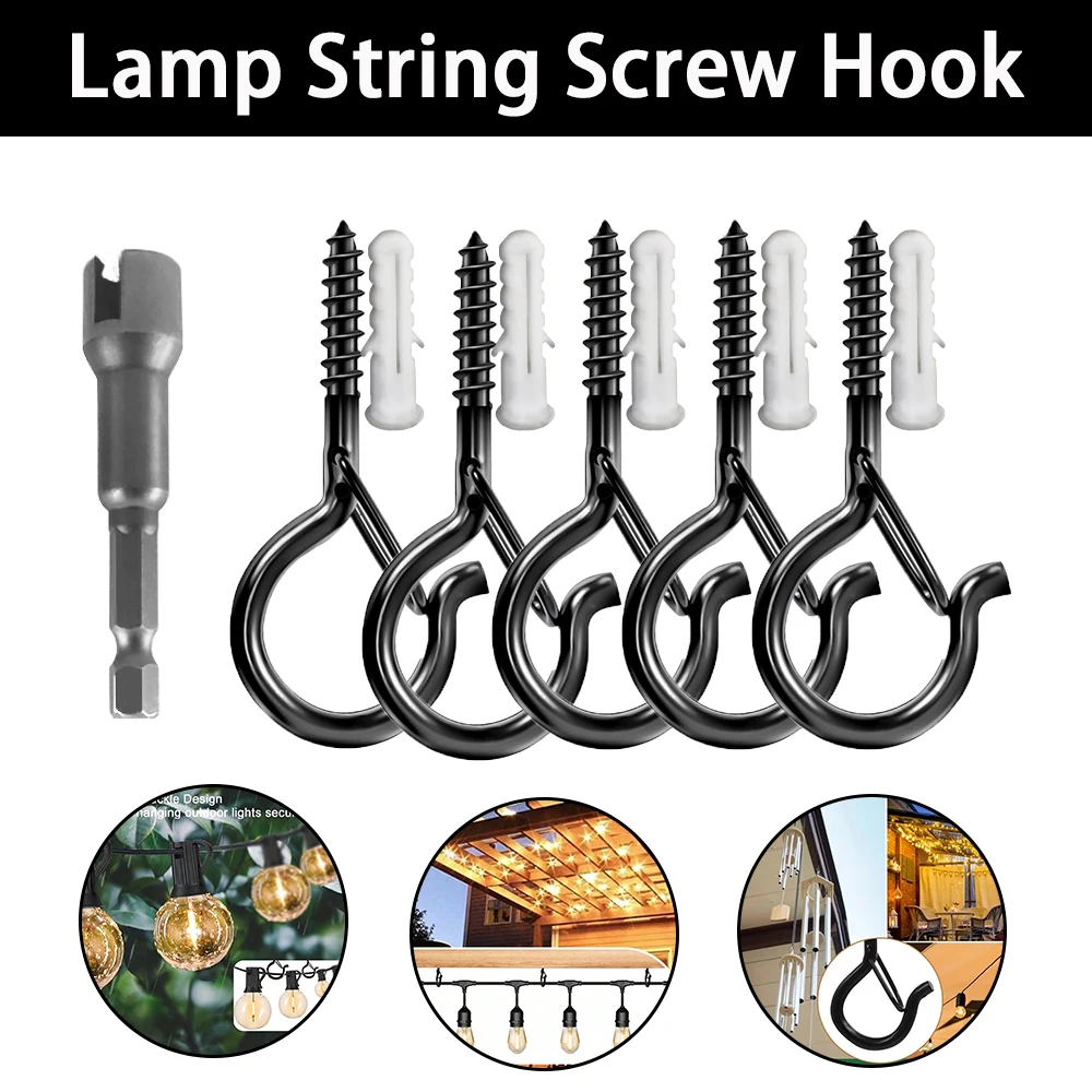 5-50PCS Q-type Safety Buckle Hook Ceiling Hook Plant Christmas Light ...