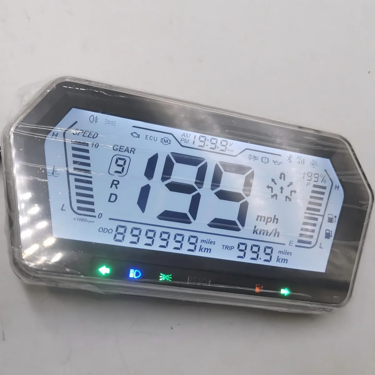 ELECTRIC-MotorBIKE-INSTRUMENT-48V60V72V-SCOOTER-Battery-LEVEL-Indicator ...