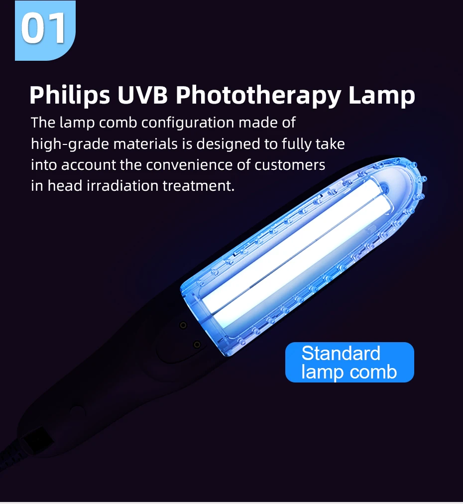 UVB Ultraviolet Phototherapy Instrument Vitiligo Treatment UV 311nm Is ...
