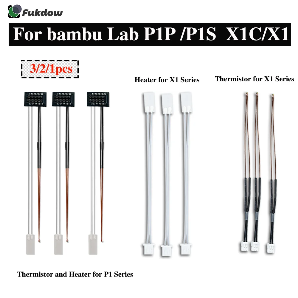 Para-Bambu-Lab-Hotend-v2-0-V3-0-Kit-X1c-P1P-termistor-y-placa ...
